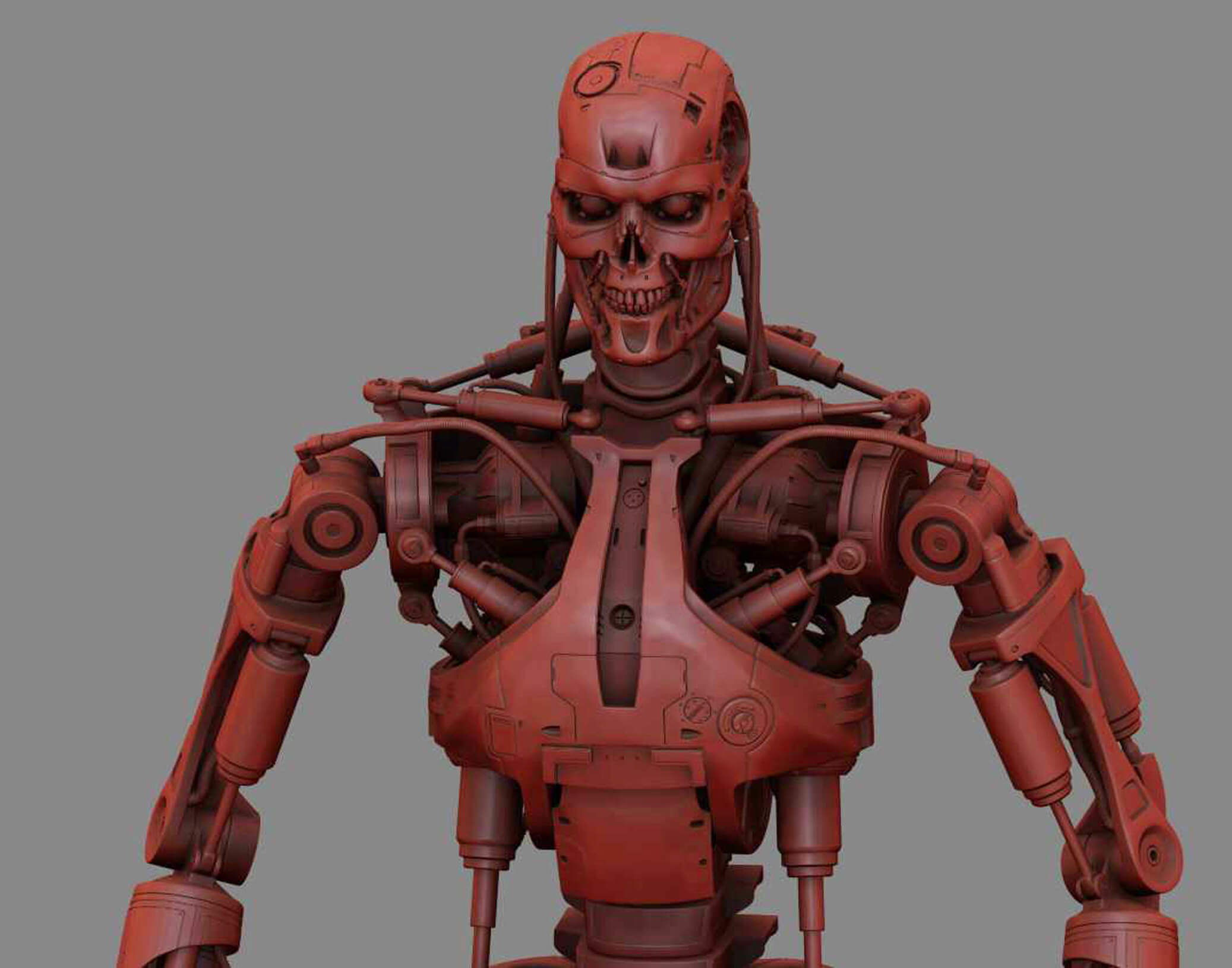 T-800 Terminator 3D Model by SKYNET-2029