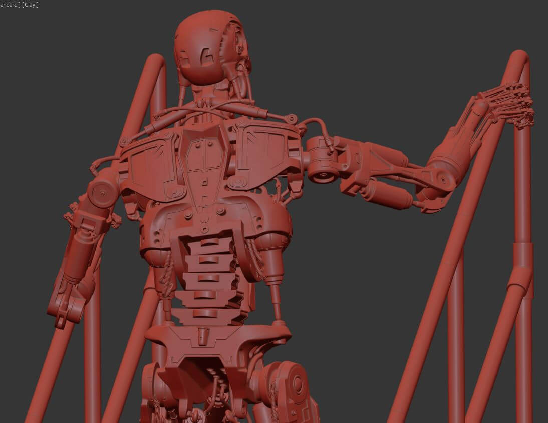 T-800 The Terminator V2 3D Print Model by SKYNET-2029