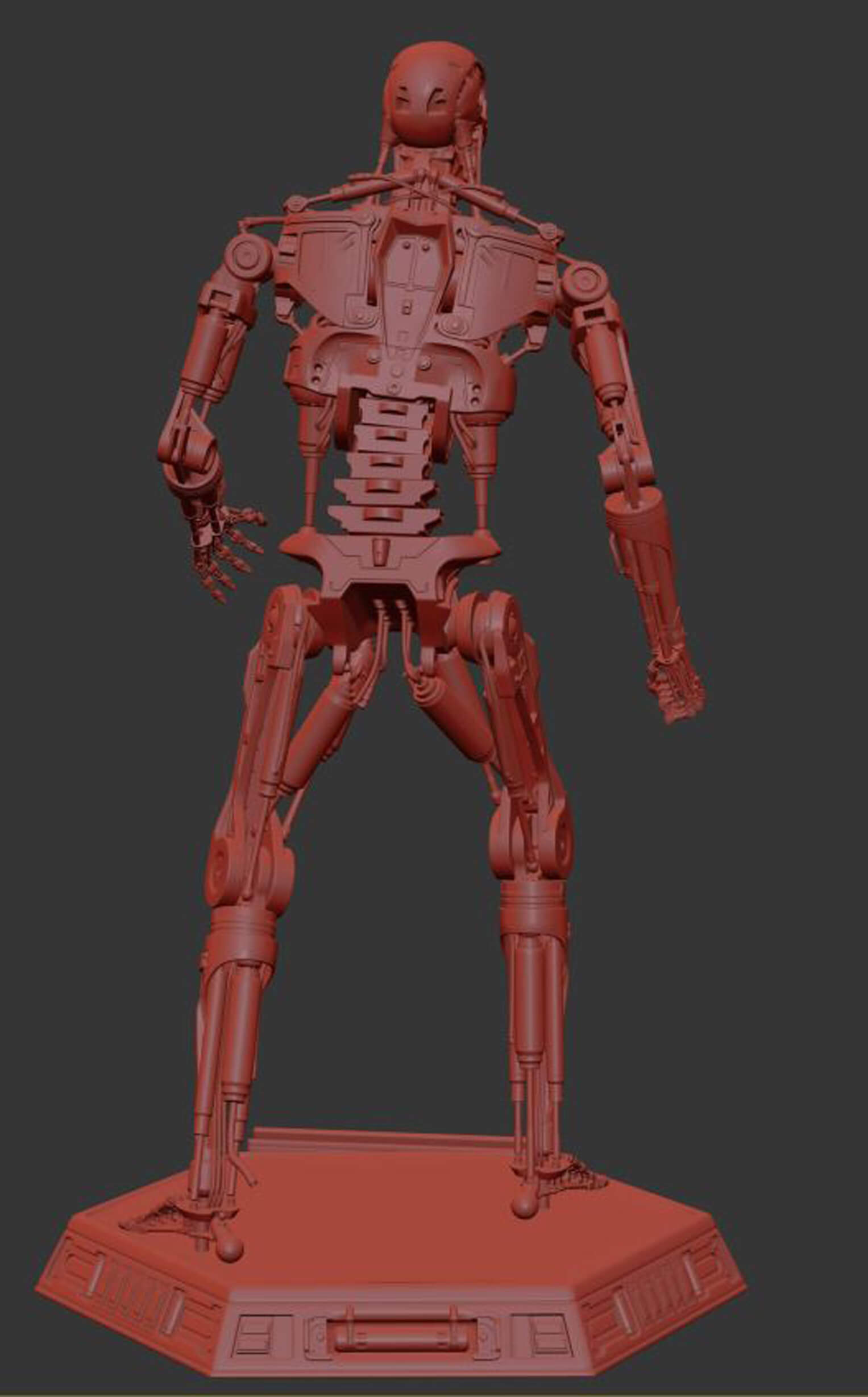 T-800 The Terminator 3D Model by SKYNET-2029