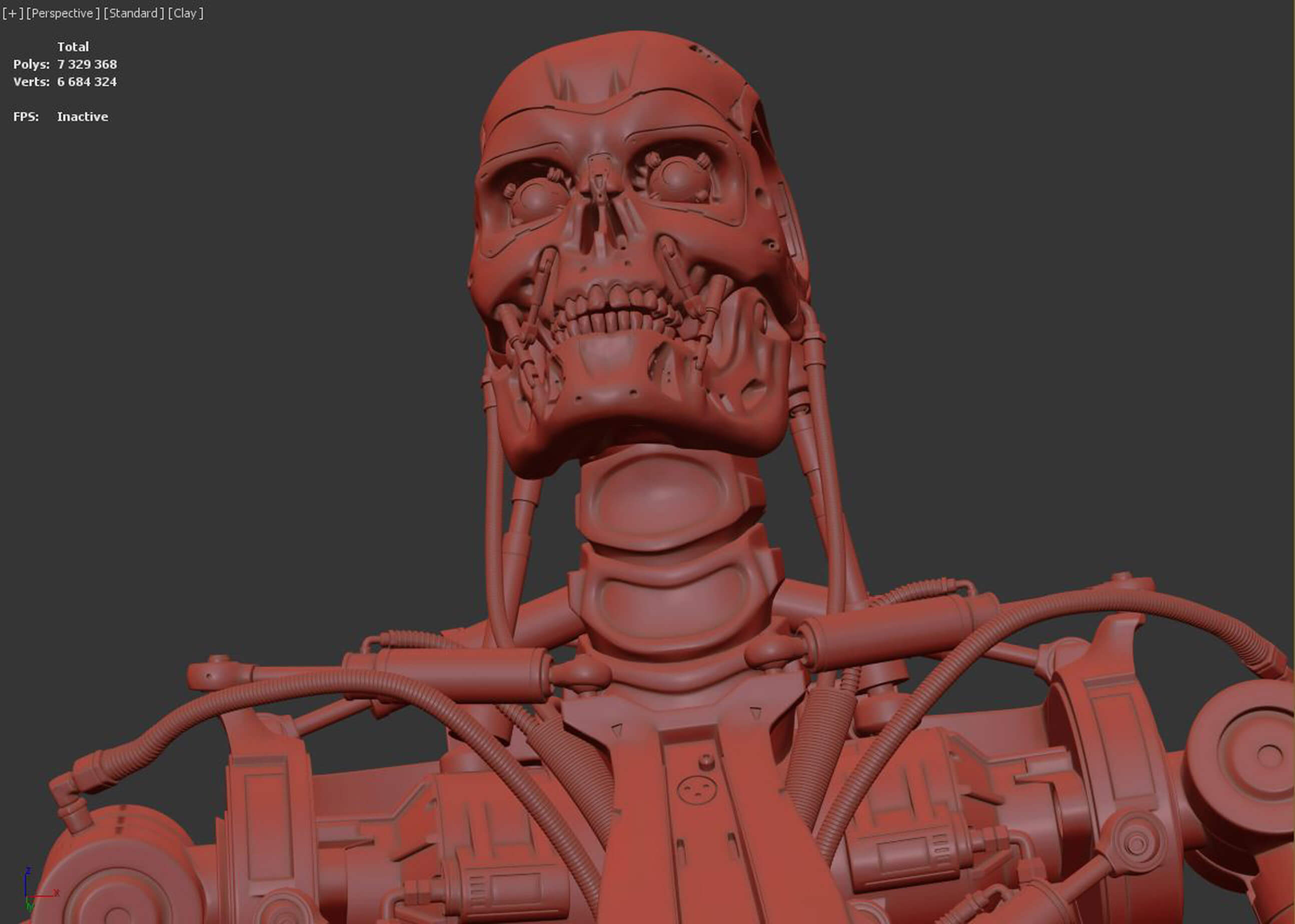 T-800 The Terminator 3D Model by SKYNET-2029