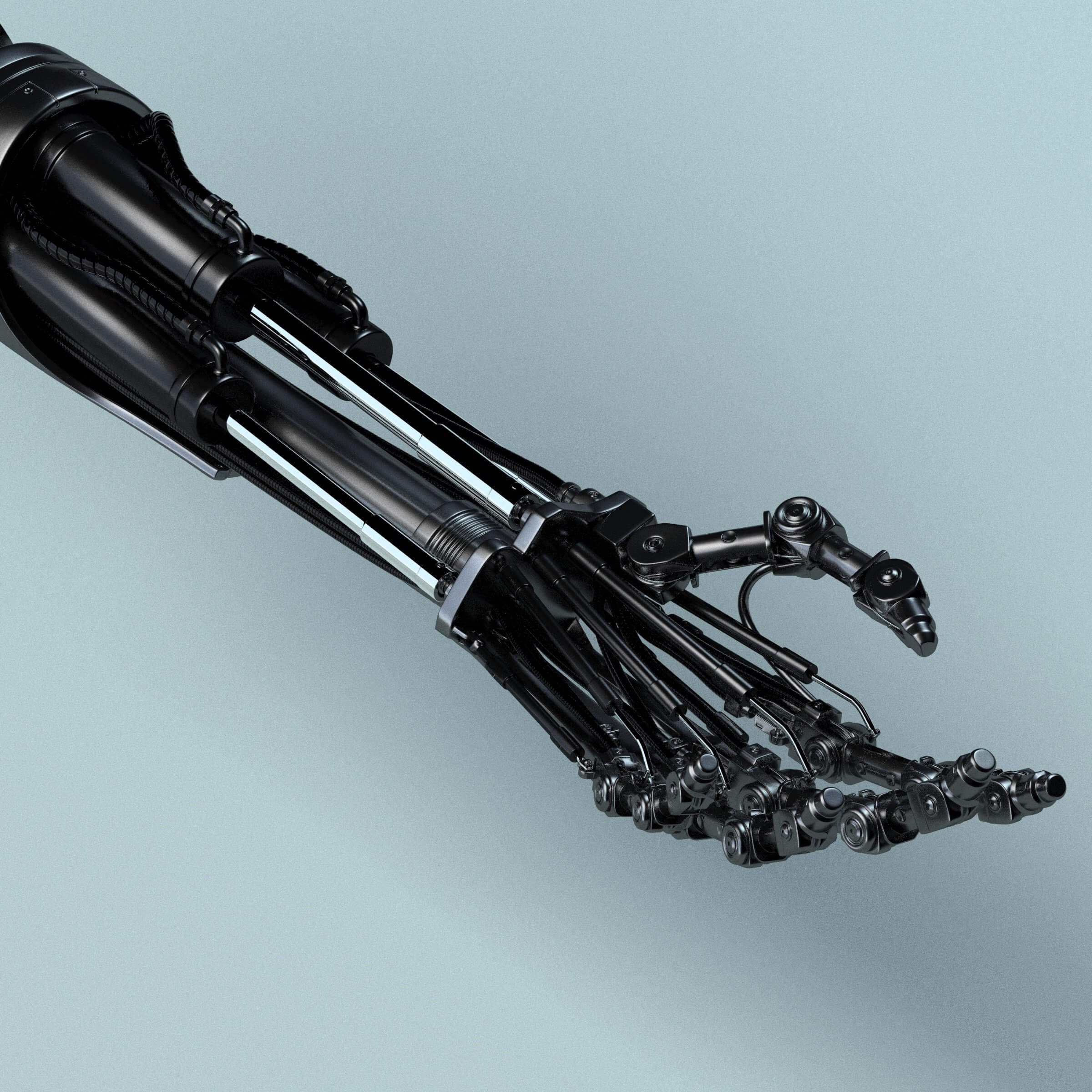 Terminator T-800 Arm 3D Model by SKYNET-2029
