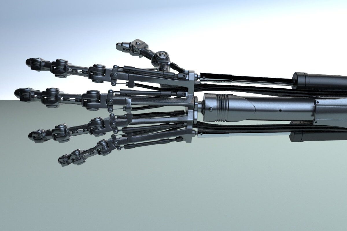 Terminator T-800 Arm 3D Model by SKYNET-2029