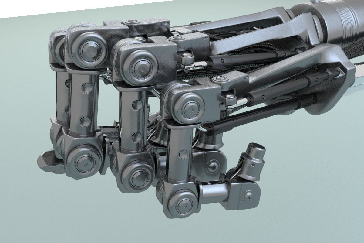 Terminator T-800 Arm 3D Model by SKYNET-2029