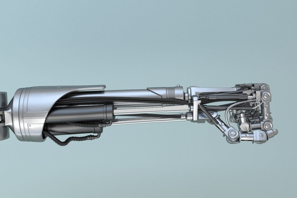 Terminator T-800 Arm 3D Model by SKYNET-2029