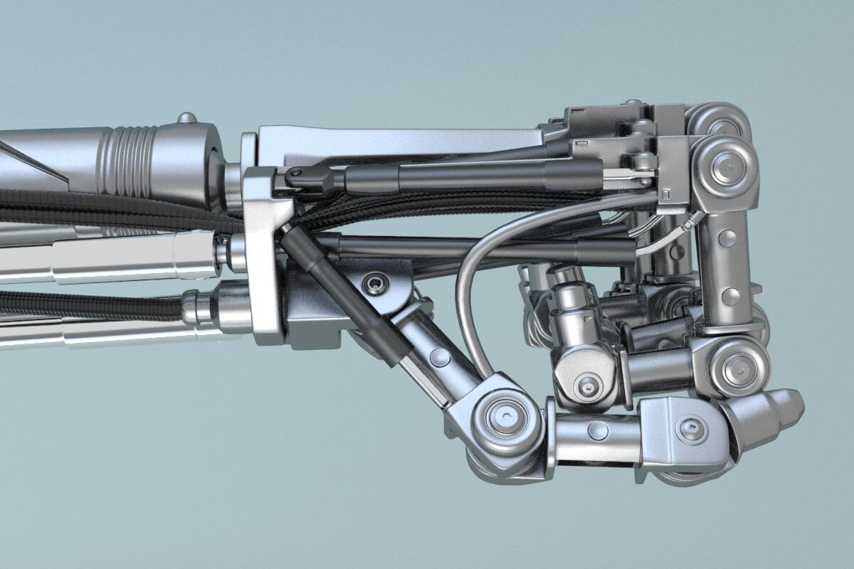 Terminator T-800 Arm 3D Model by SKYNET-2029