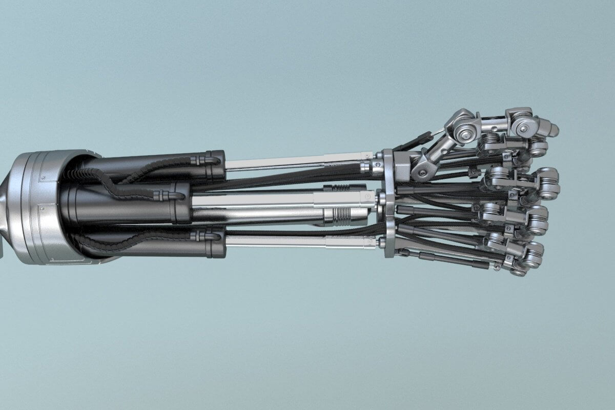 Terminator T-800 Arm 3D Model by SKYNET-2029