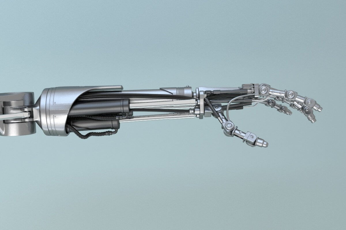Terminator T-800 Arm 3D Model by SKYNET-2029