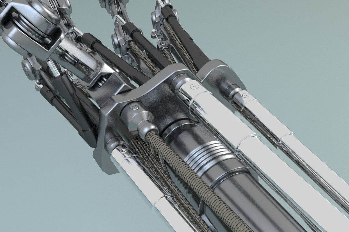 Terminator T-800 Arm 3D Model by SKYNET-2029