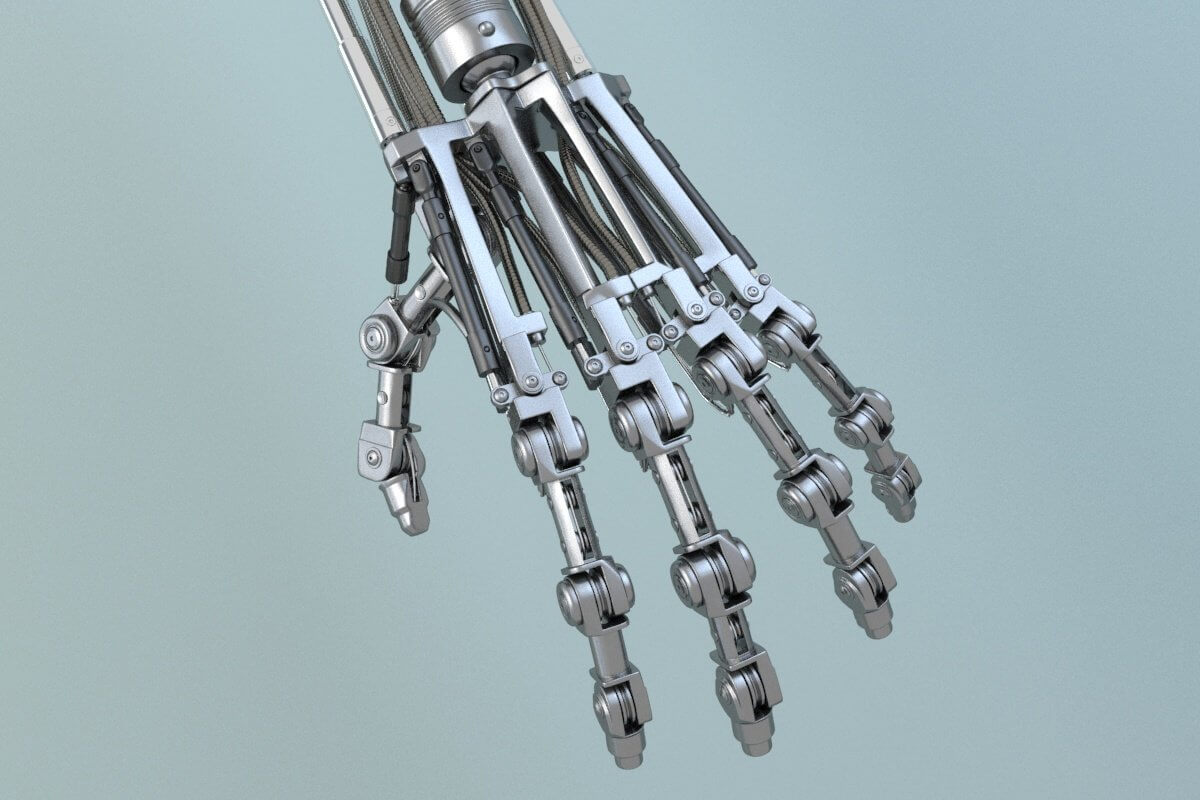 Terminator T-800 Arm 3D Model by SKYNET-2029