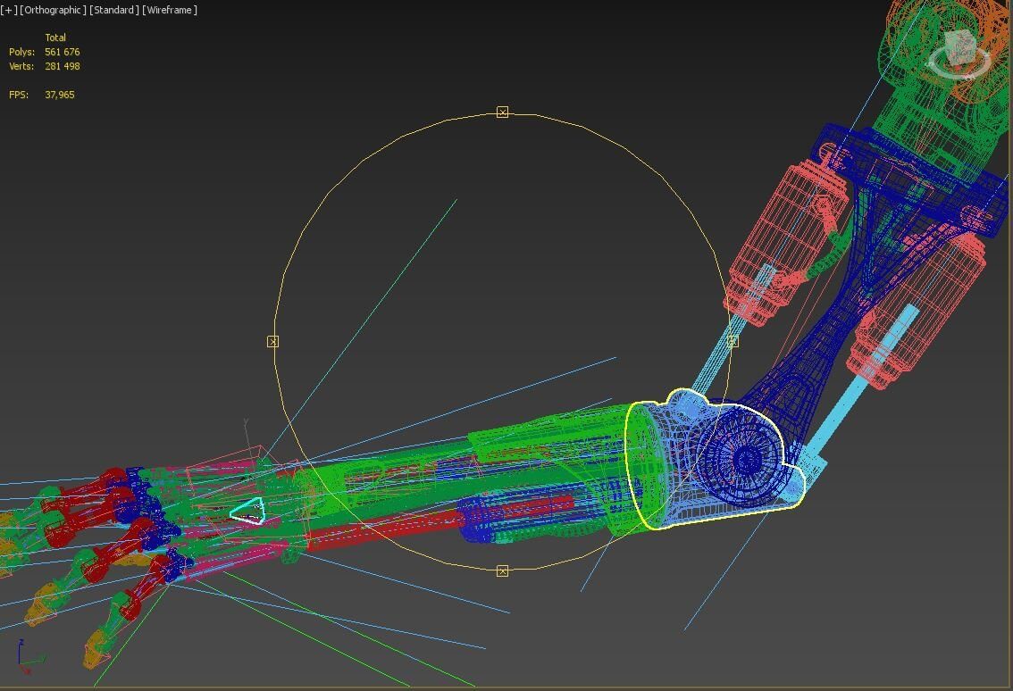 Terminator T-800 Arm 3D Model by SKYNET-2029