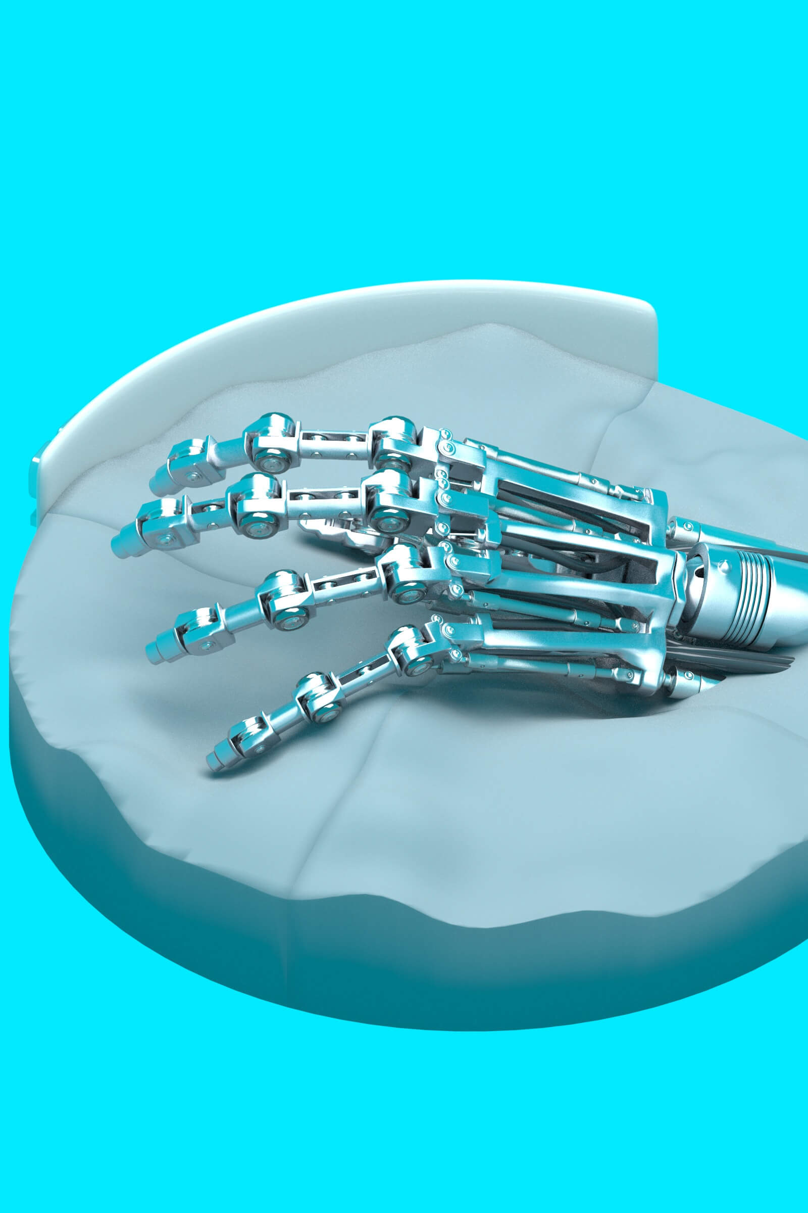 Terminator T-800 Arm T2 3D Model by SKYNET-2029