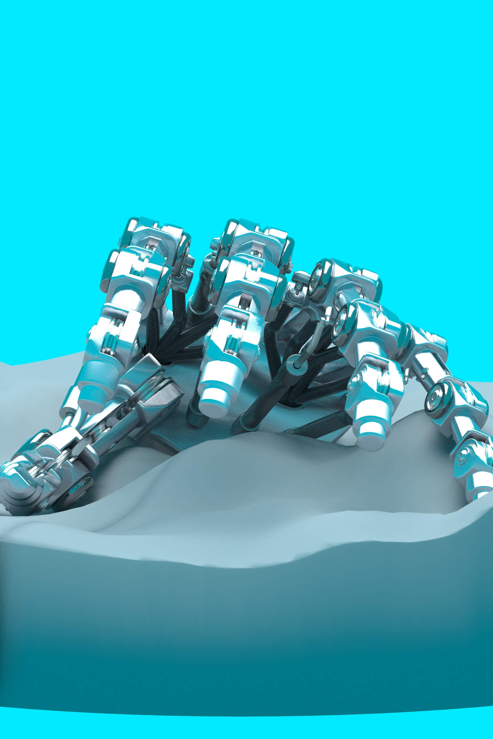 Terminator T-800 Arm T2 3D Model by SKYNET-2029