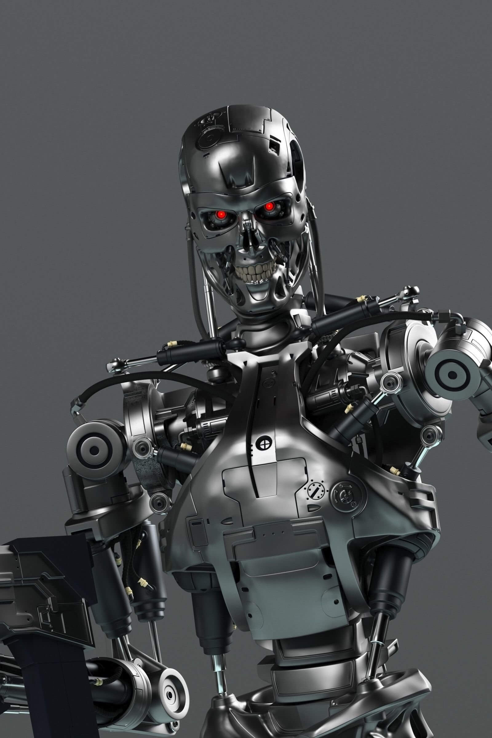 Terminator T-800 Endoskeleton 3D Model by SKYNET-2029