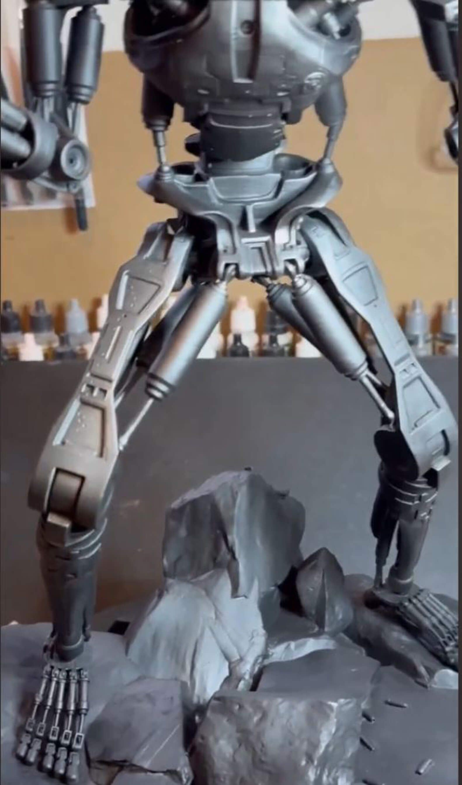 Terminator T-800 Endoskeleton Rekvizit T1 V2 3D Print Model by SKYNET-2029