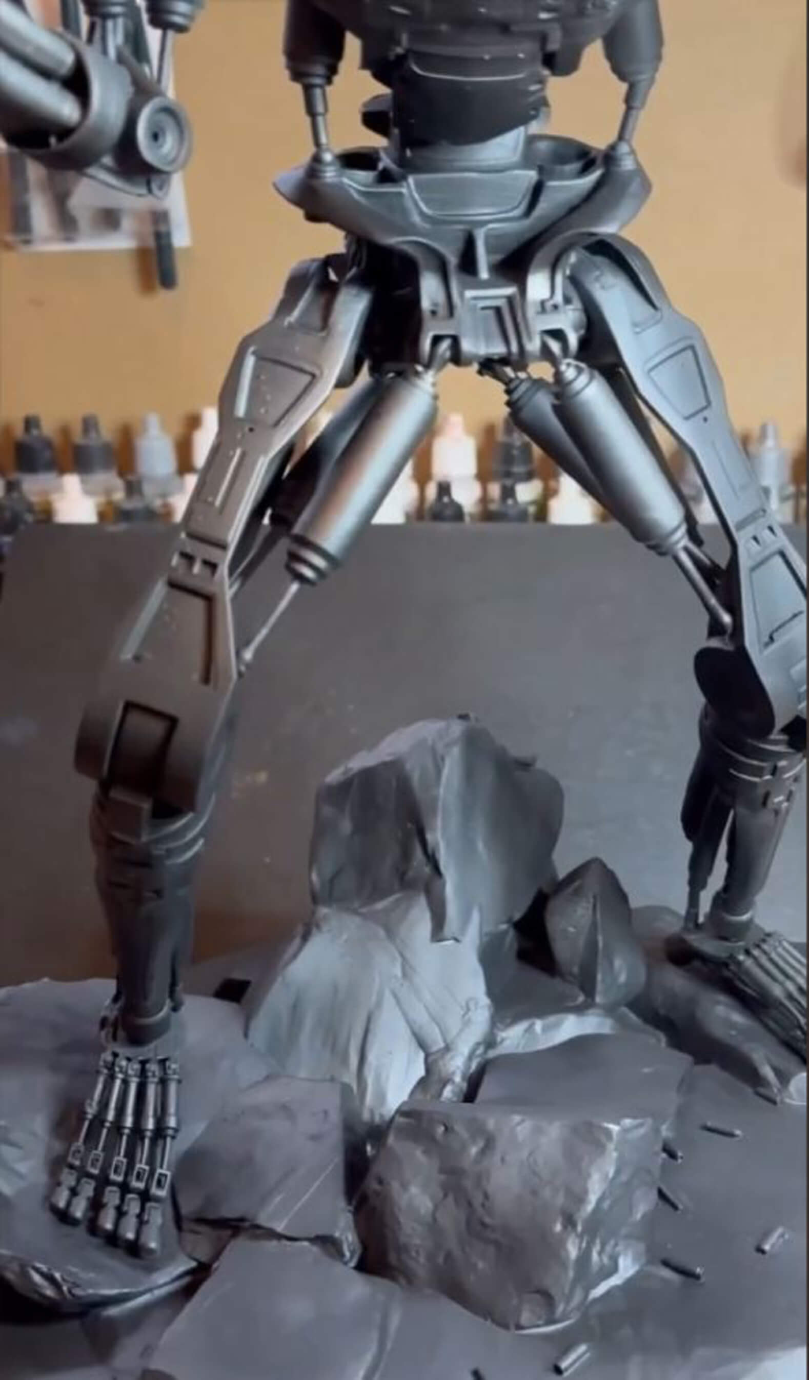 Terminator T-800 Endoskeleton Rekvizit T1 V2 3D Print Model by SKYNET-2029