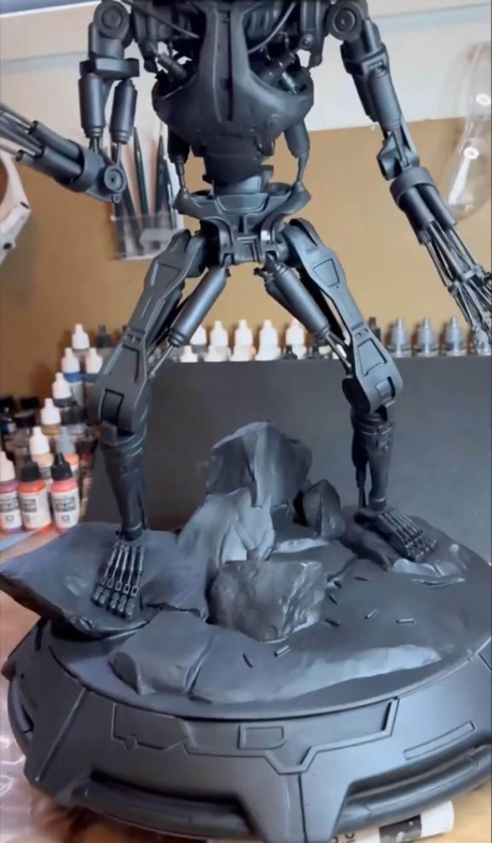 Terminator T-800 Endoskeleton Rekvizit T1 V2 3D Print Model by SKYNET-2029