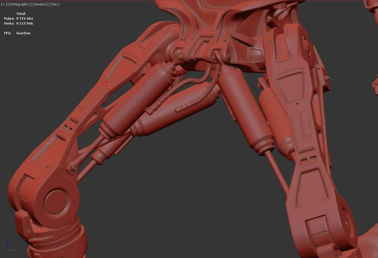 Terminator T-800 Endoskeleton Rekvizit T1 V2 3D Print Model by SKYNET-2029