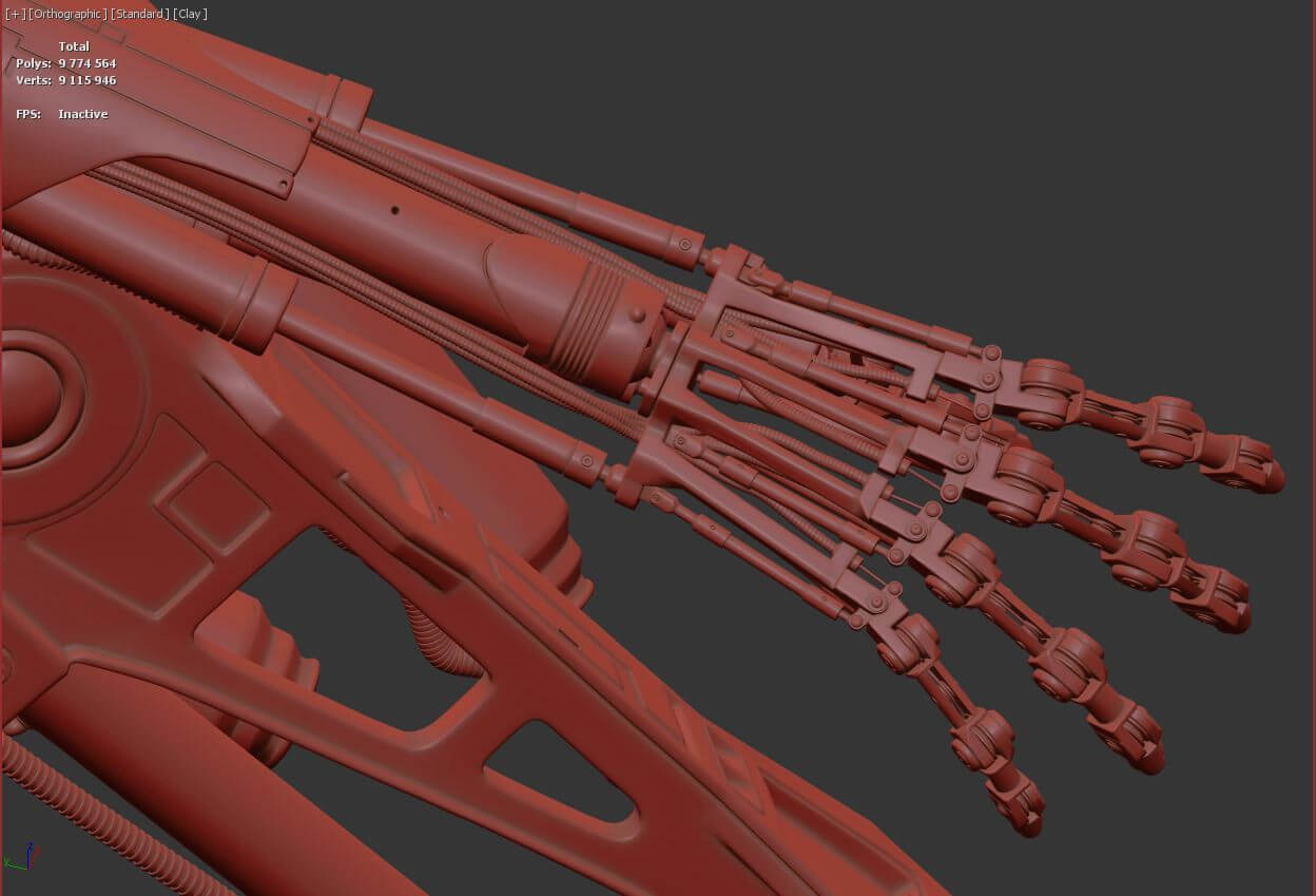 Terminator T-800 Endoskeleton Rekvizit T1 V2 3D Print Model by SKYNET-2029