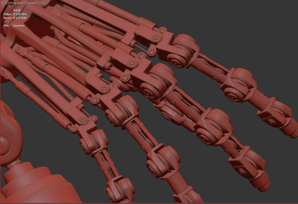 Terminator T-800 Endoskeleton Rekvizit T1 V2 3D Print Model by SKYNET-2029