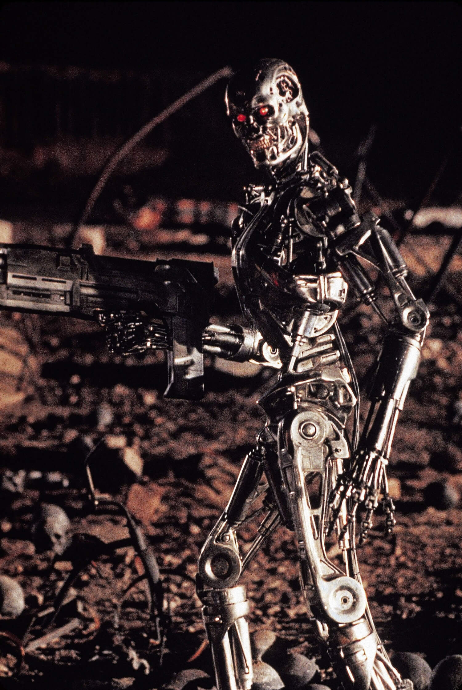 Terminator T-800 Endoskeleton T2 3D Model by SKYNET-2029