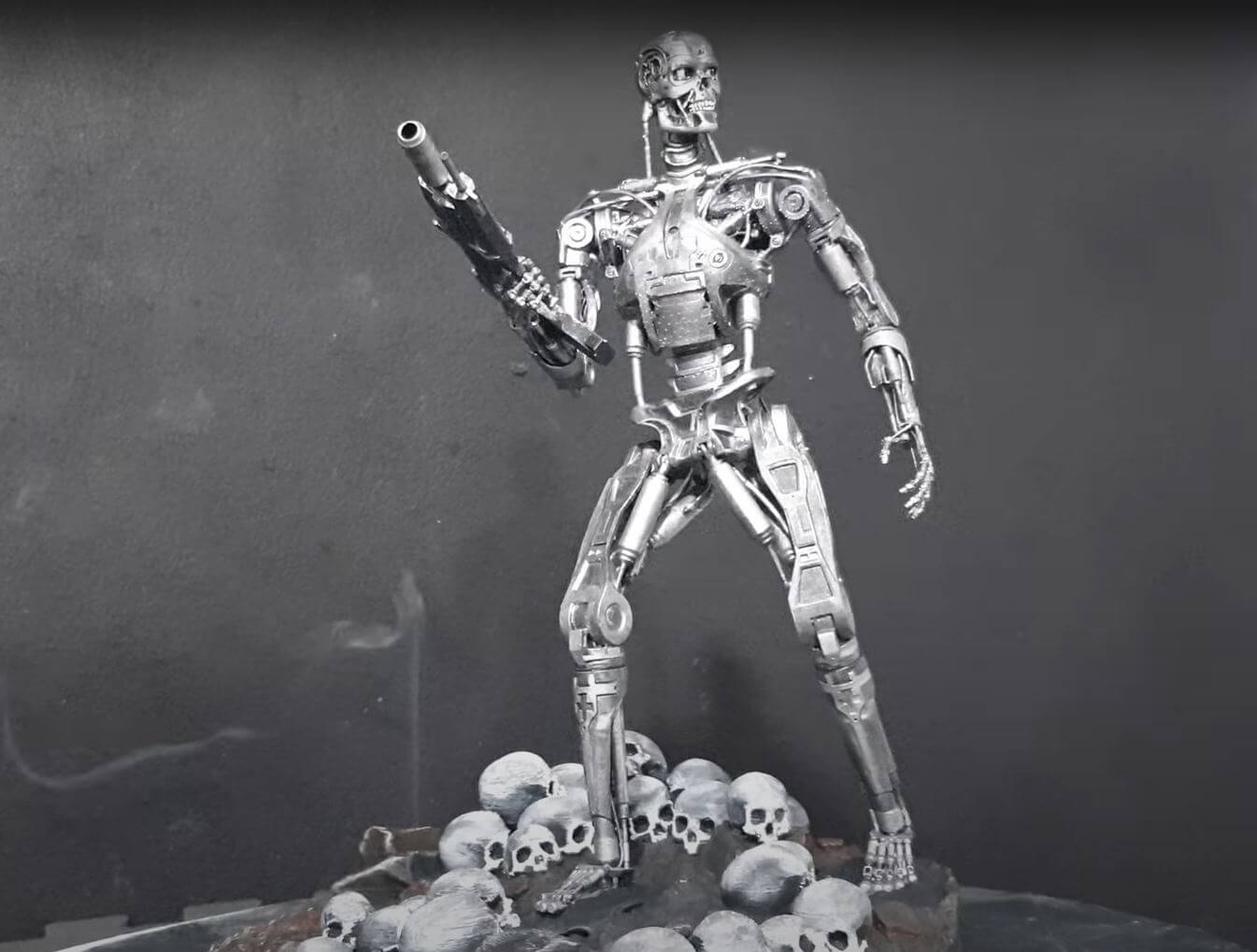 Terminator T-800 Endoskeleton Rekvizit T2 V2 High Detal 3D Model by ...