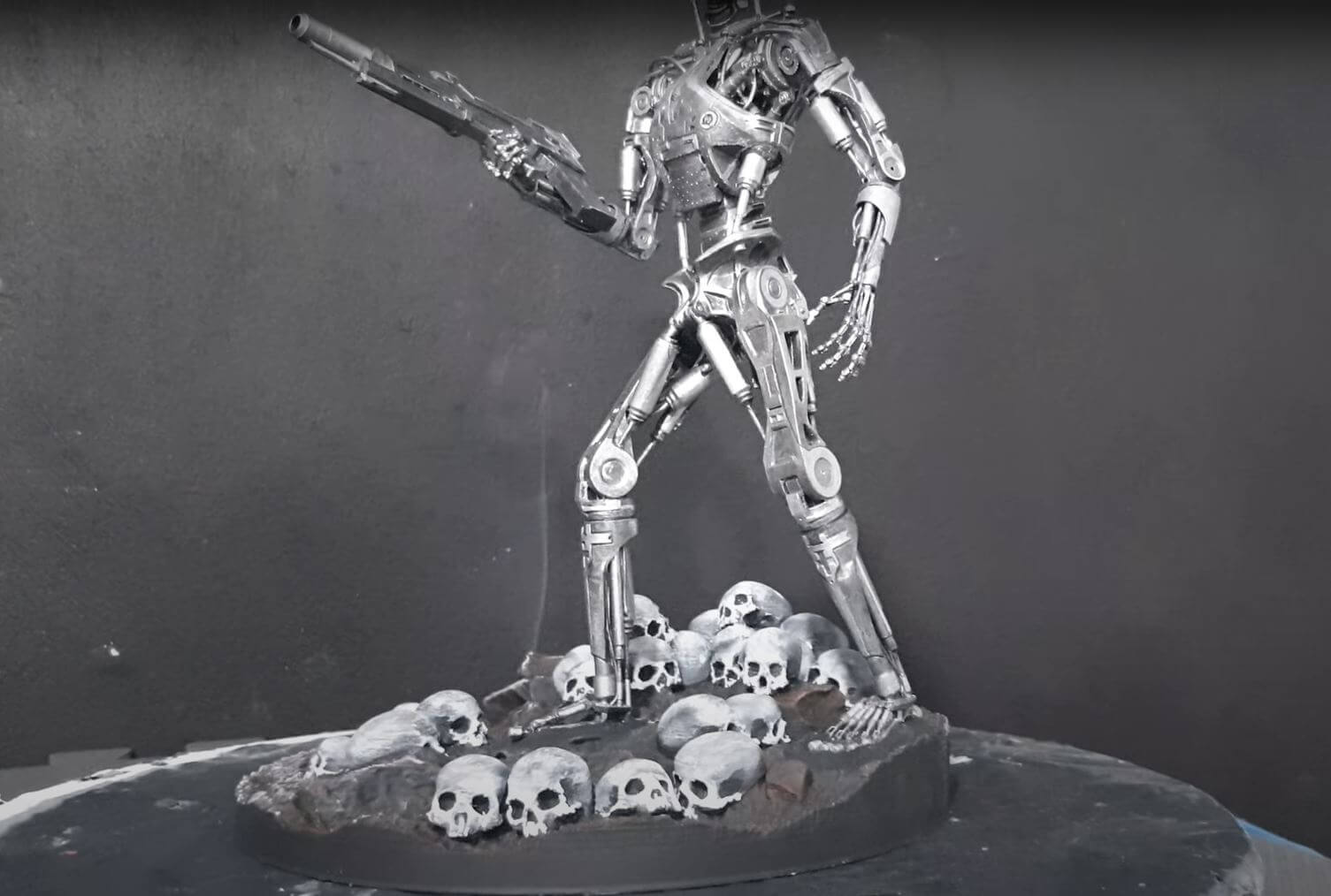 Terminator T-800 Endoskeleton Rekvizit T2 V2 High Detal 3D Model by ...