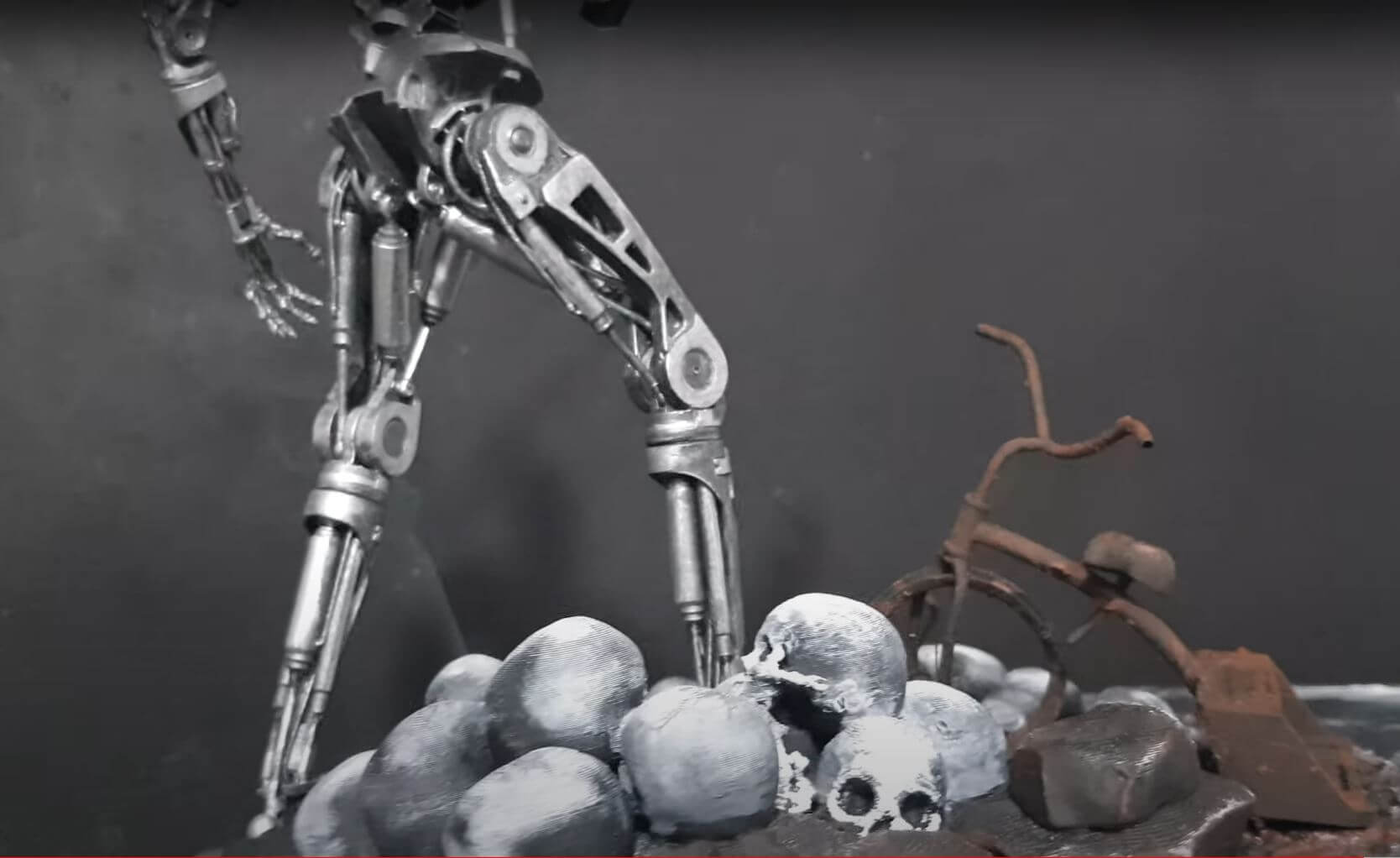 Terminator T-800 Endoskeleton Rekvizit T2 V2 High Detal 3D Model by ...