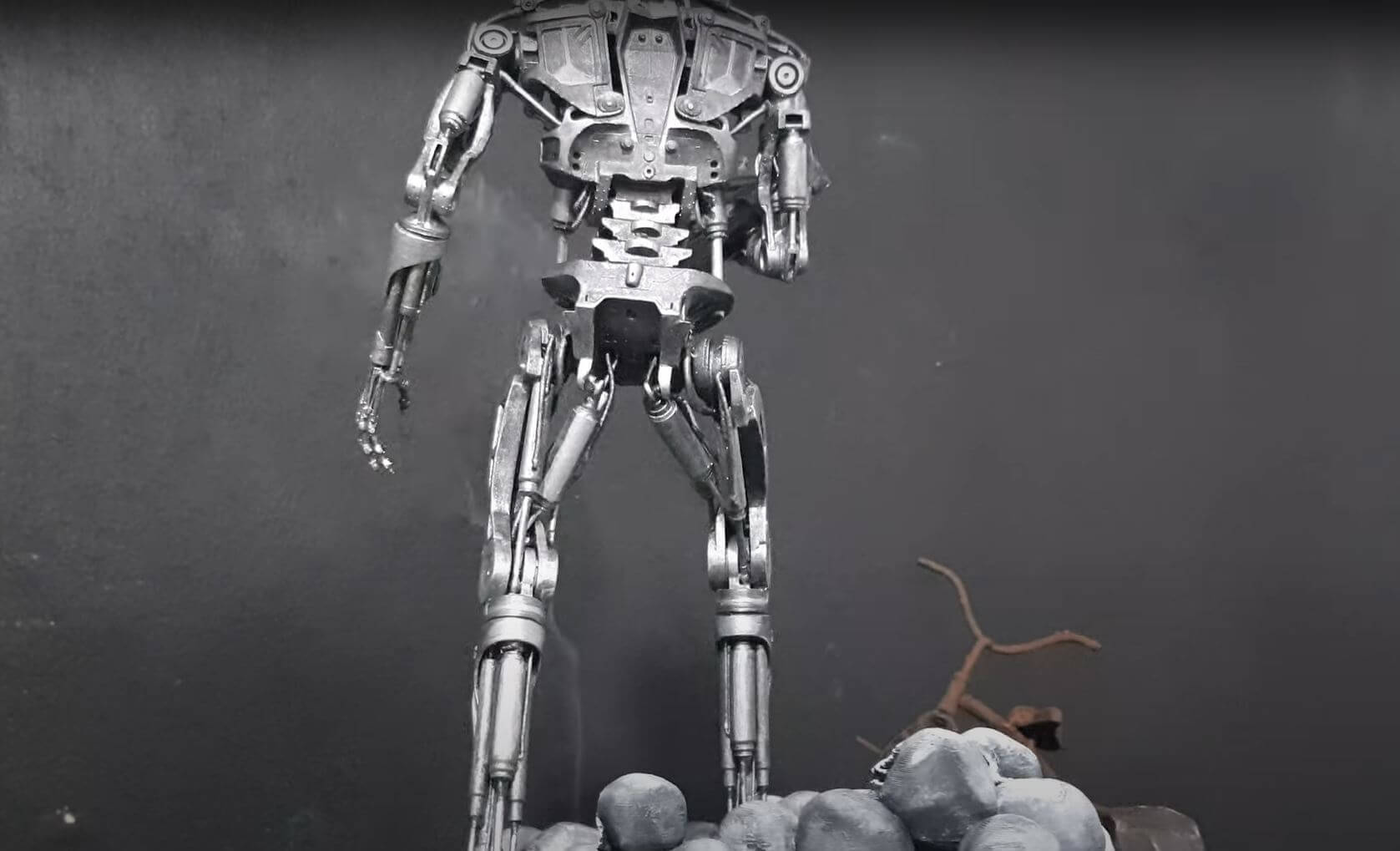 Terminator T-800 Endoskeleton Rekvizit T2 V2 High Detal 3D Model by ...