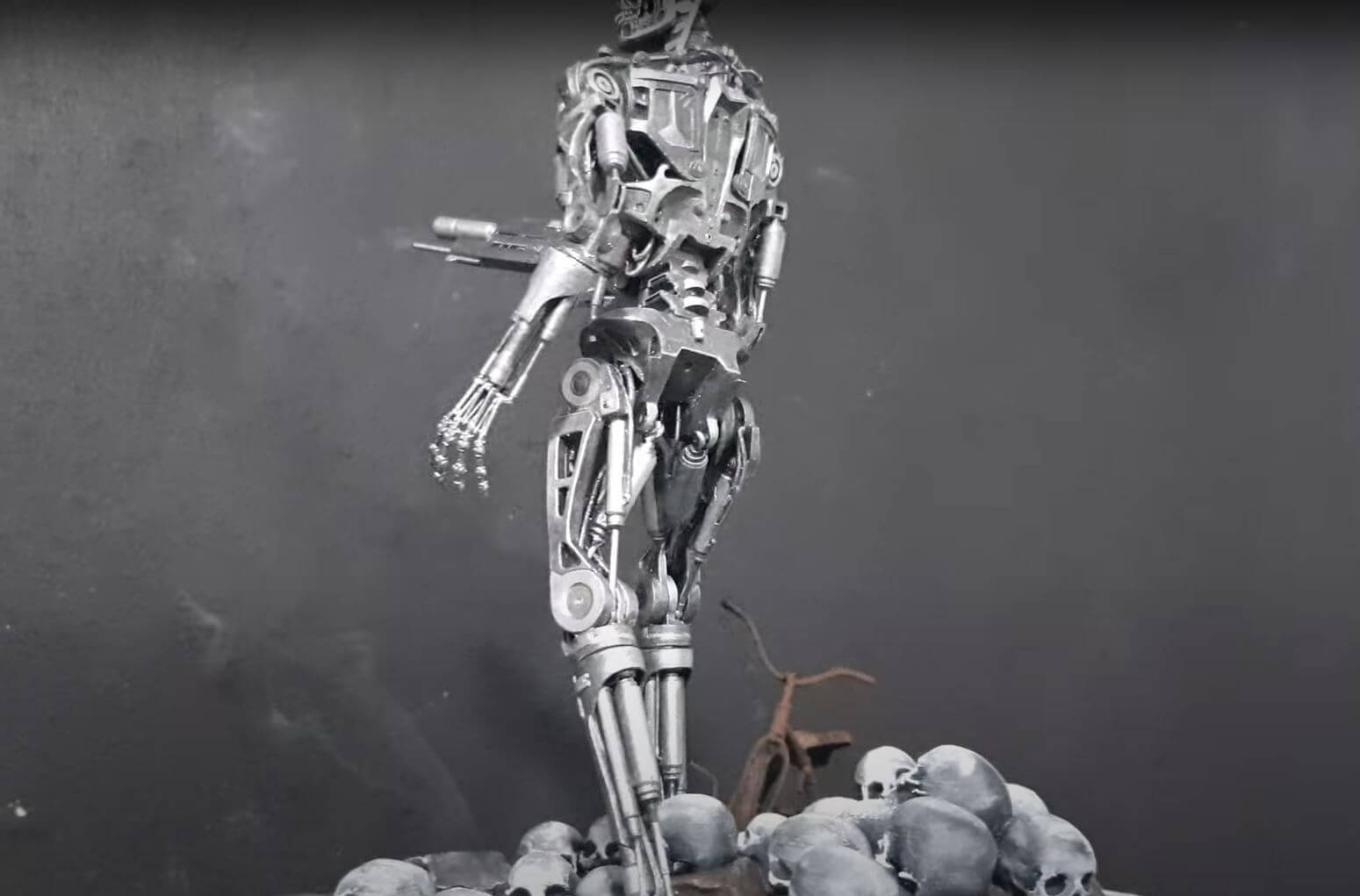 Terminator T-800 Endoskeleton Rekvizit T2 V2 High Detal 3D Model by ...