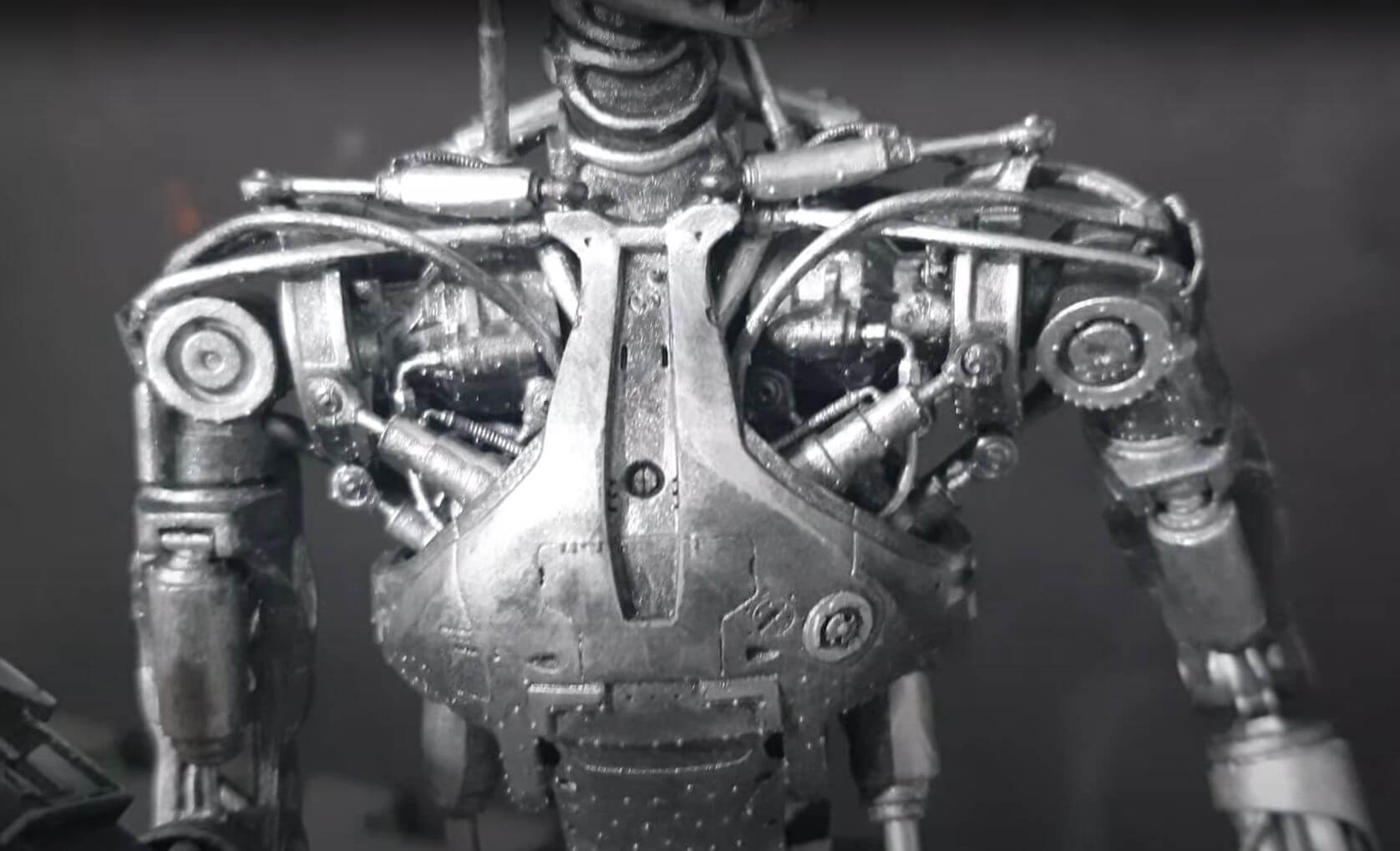 Terminator T-800 Endoskeleton Rekvizit T2 V2 High Detal 3D Model by ...