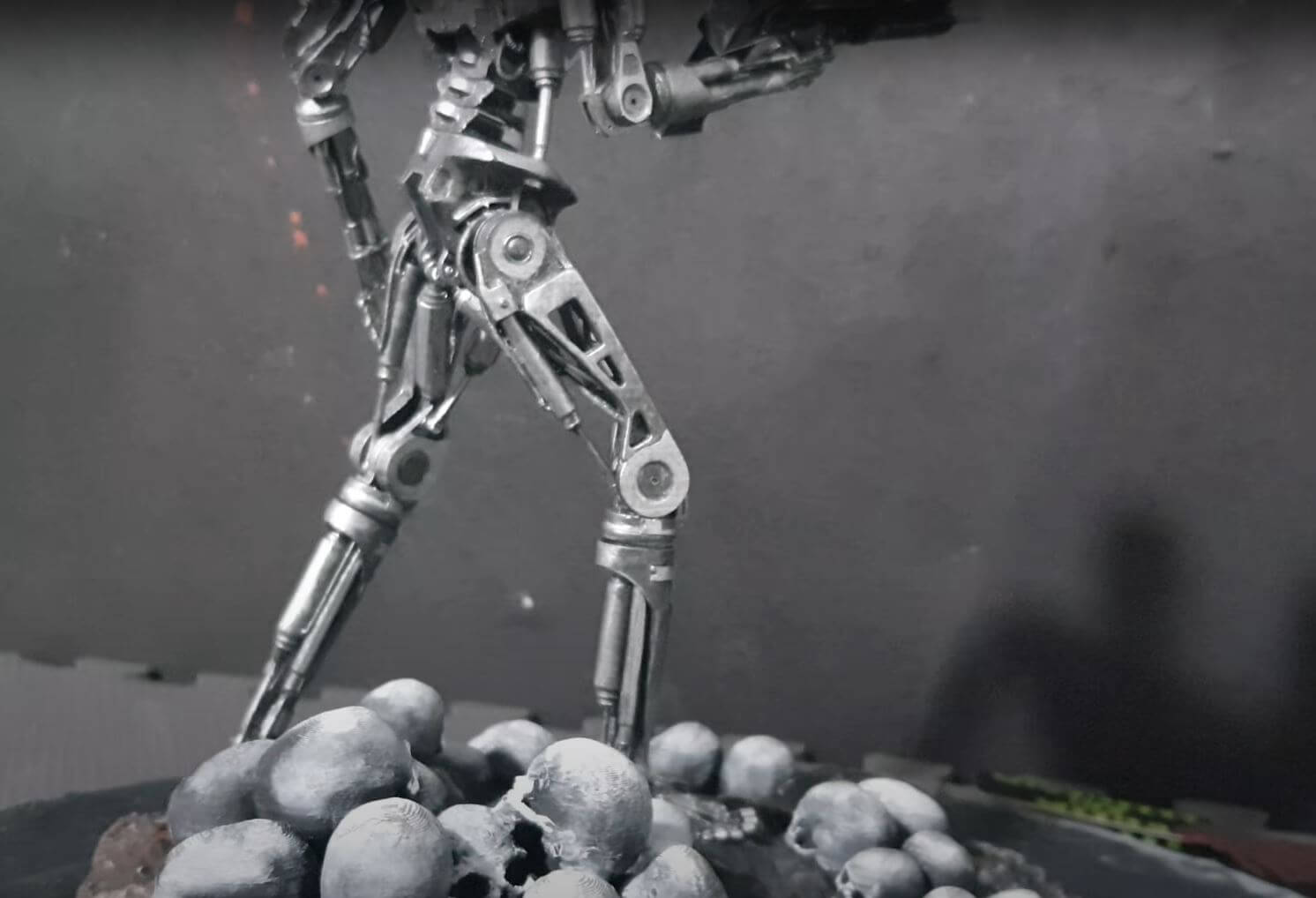 Terminator T-800 Endoskeleton Rekvizit T2 V2 High Detal 3D Model by ...