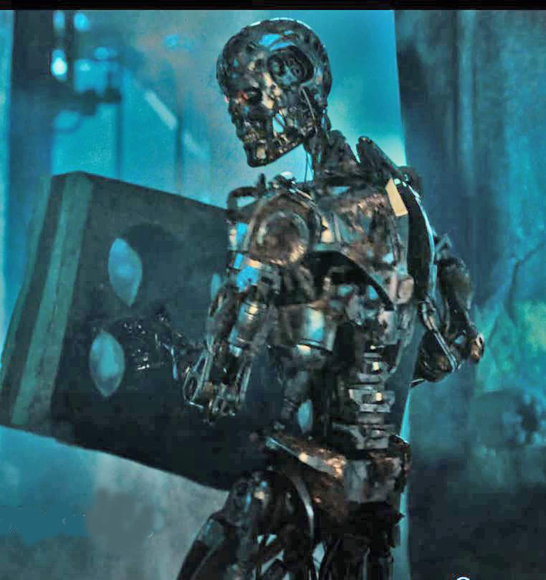 Terminator T-800 Endoskeleton T4 3D Model by SKYNET-2029