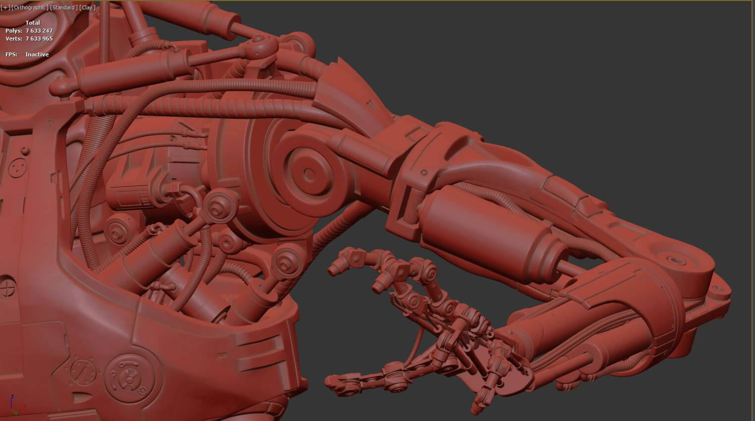 Terminator T-800 Endoskeleton T1 V4 High Detal 3D Model by SKYNET-2029