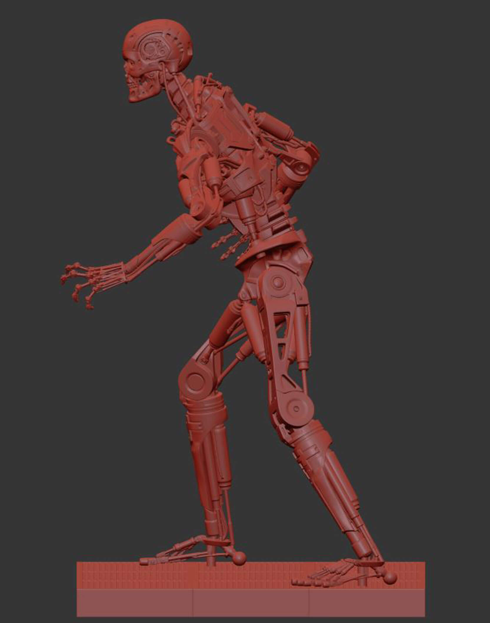 Terminator T-800 Endoskeleton T1 V4 High Detal 3D Model by SKYNET-2029