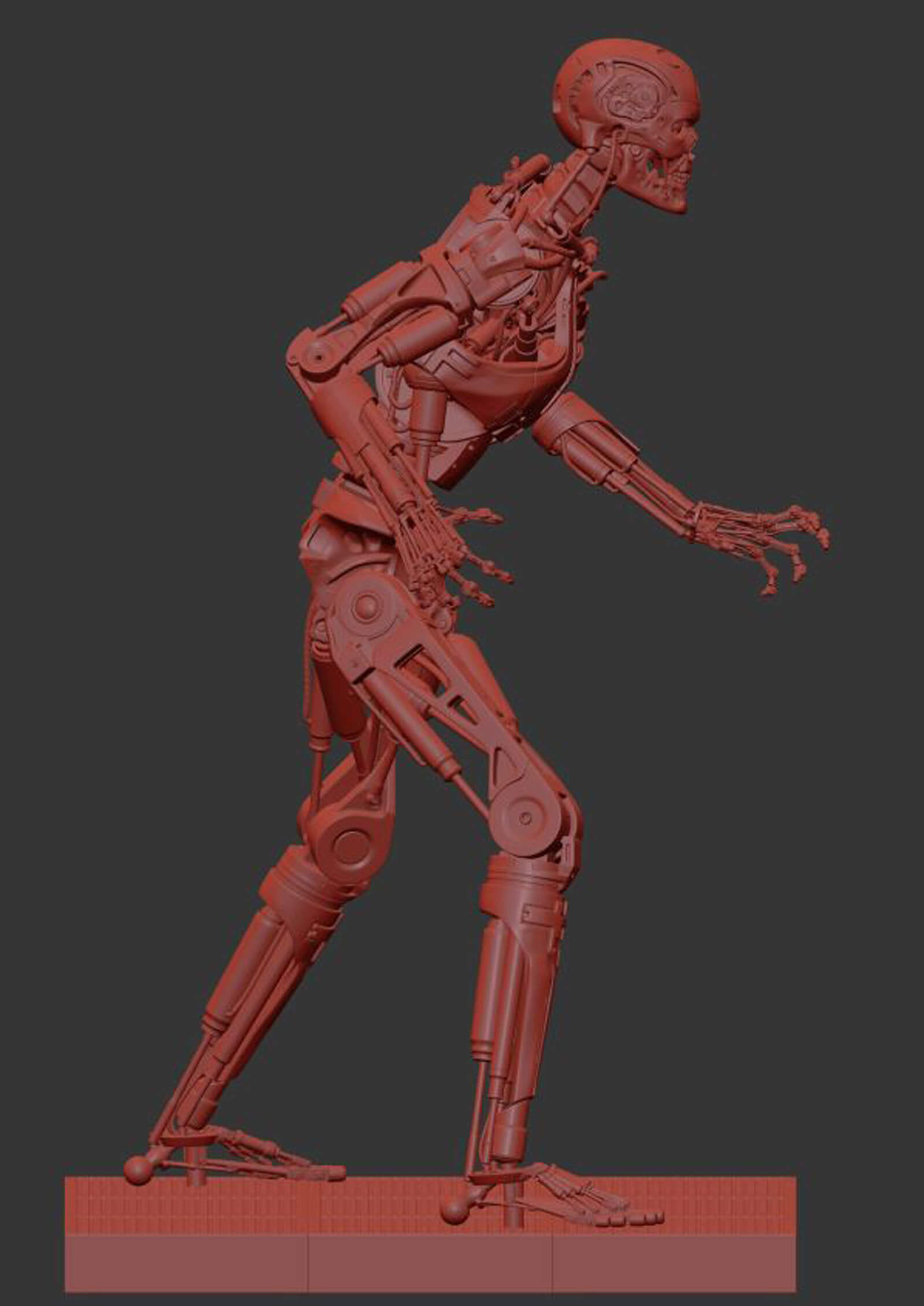 Terminator T-800 Endoskeleton T1 V4 High Detal 3D Model by SKYNET-2029