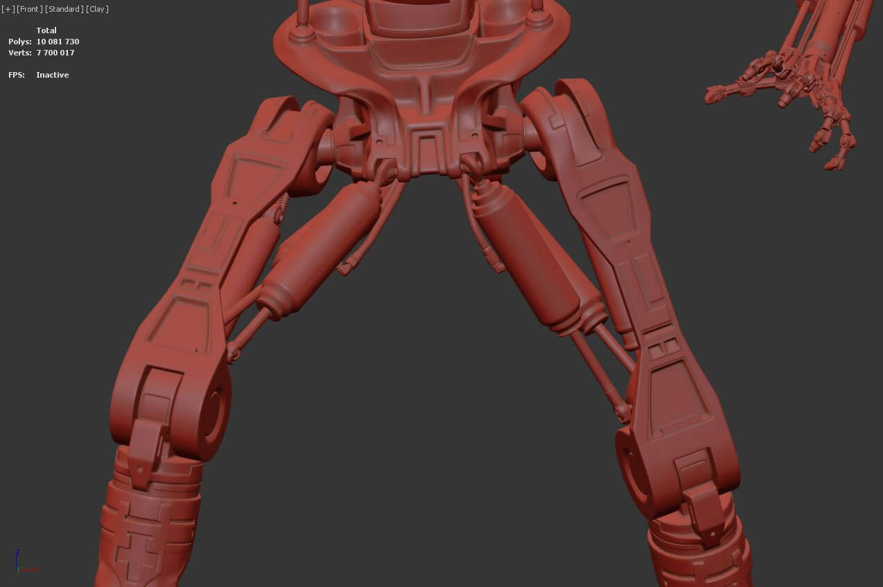 Terminator T-800 Endoskeleton T1 V4 3D Model by SKYNET-2029