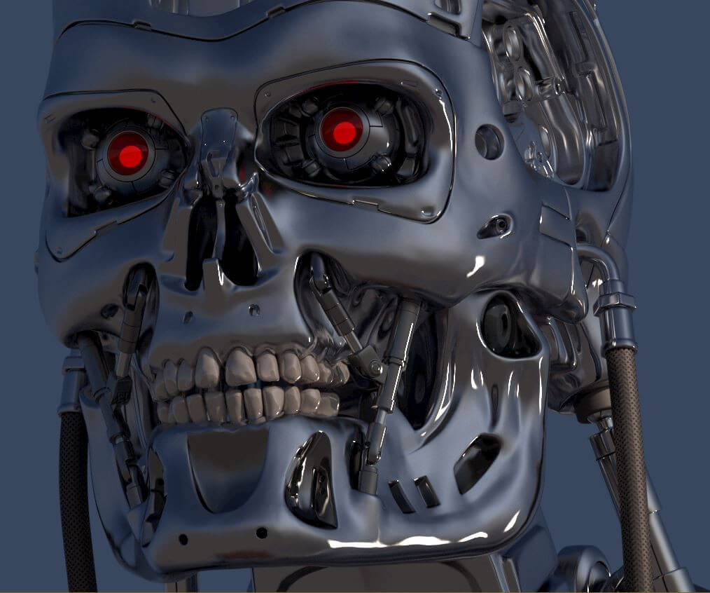 Terminator T-800 Endoskeleton T1 V4 3D Model by SKYNET-2029