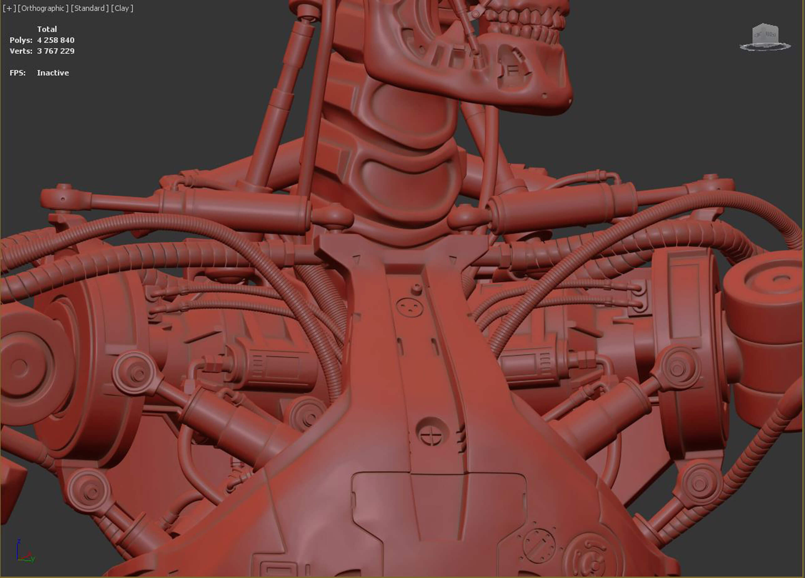 Terminator T-800 Salvation 3D Model by SKYNET-2029