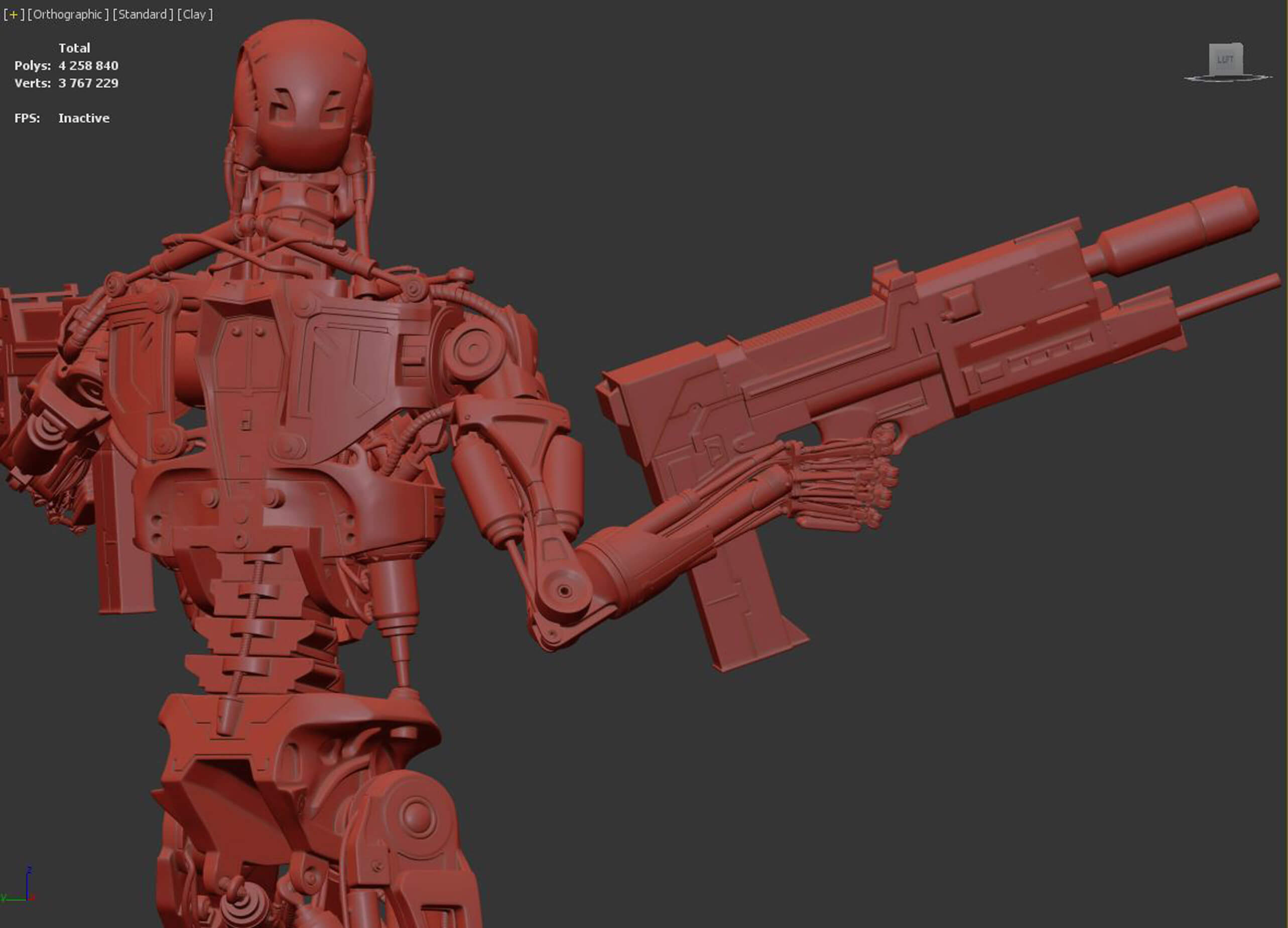 Terminator T-800 Salvation 3D Model by SKYNET-2029