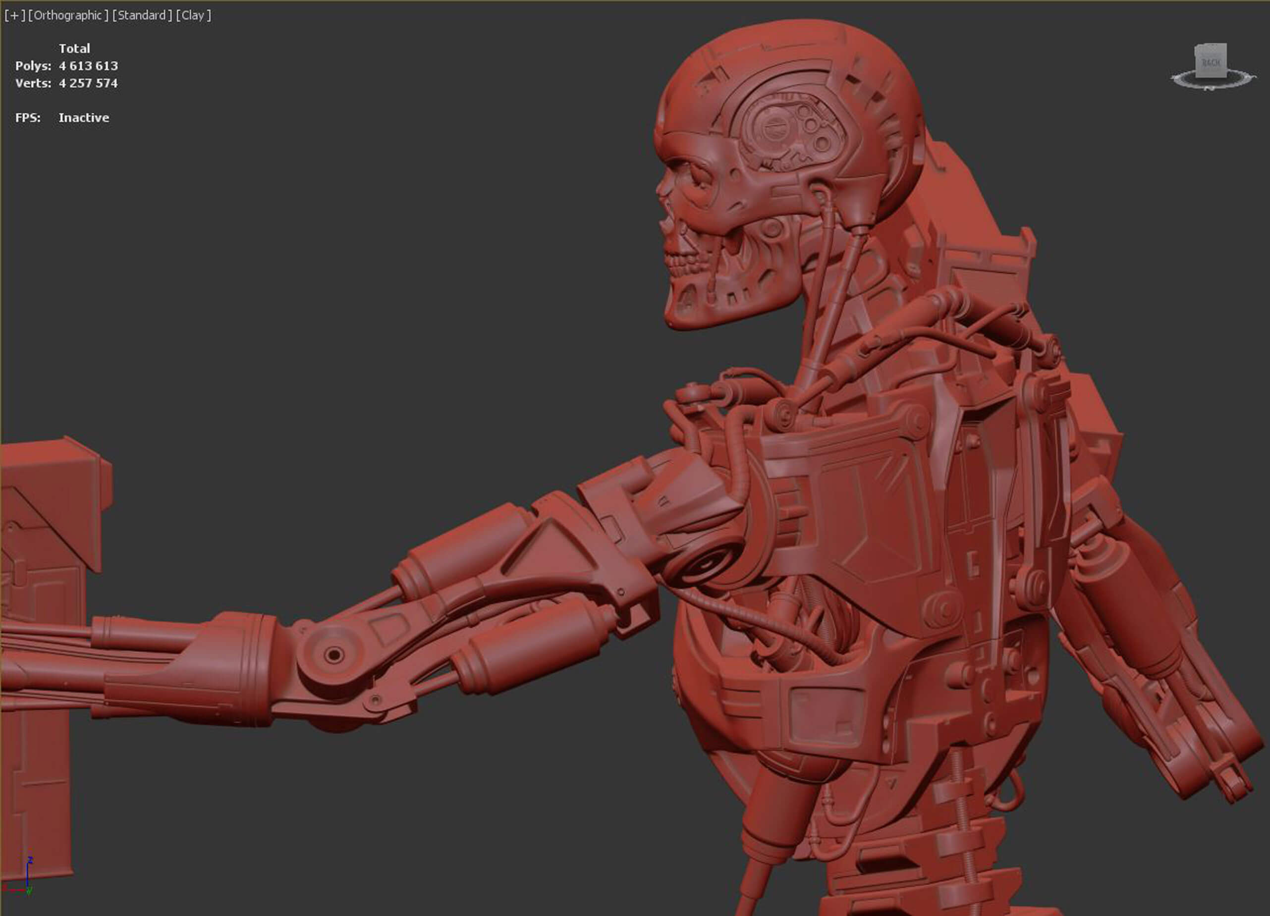 Terminator T-800 Salvation 3D Model by SKYNET-2029