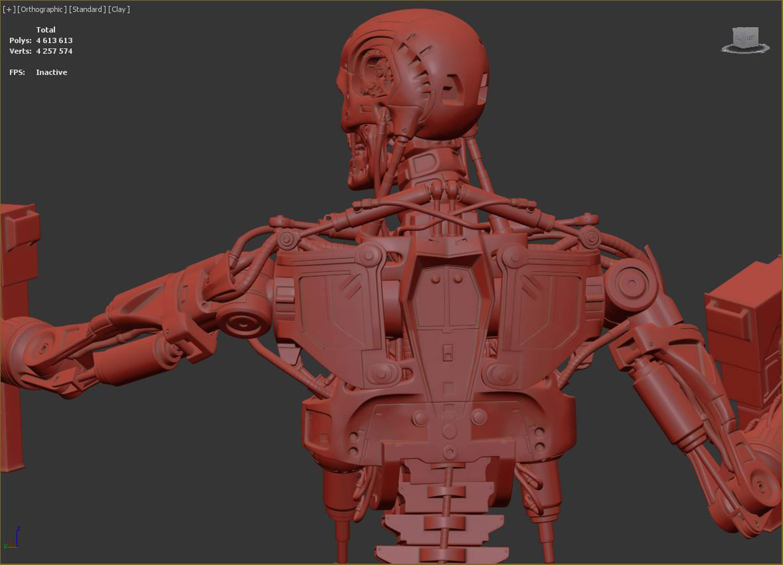 Terminator T-800 Salvation 3D Model by SKYNET-2029