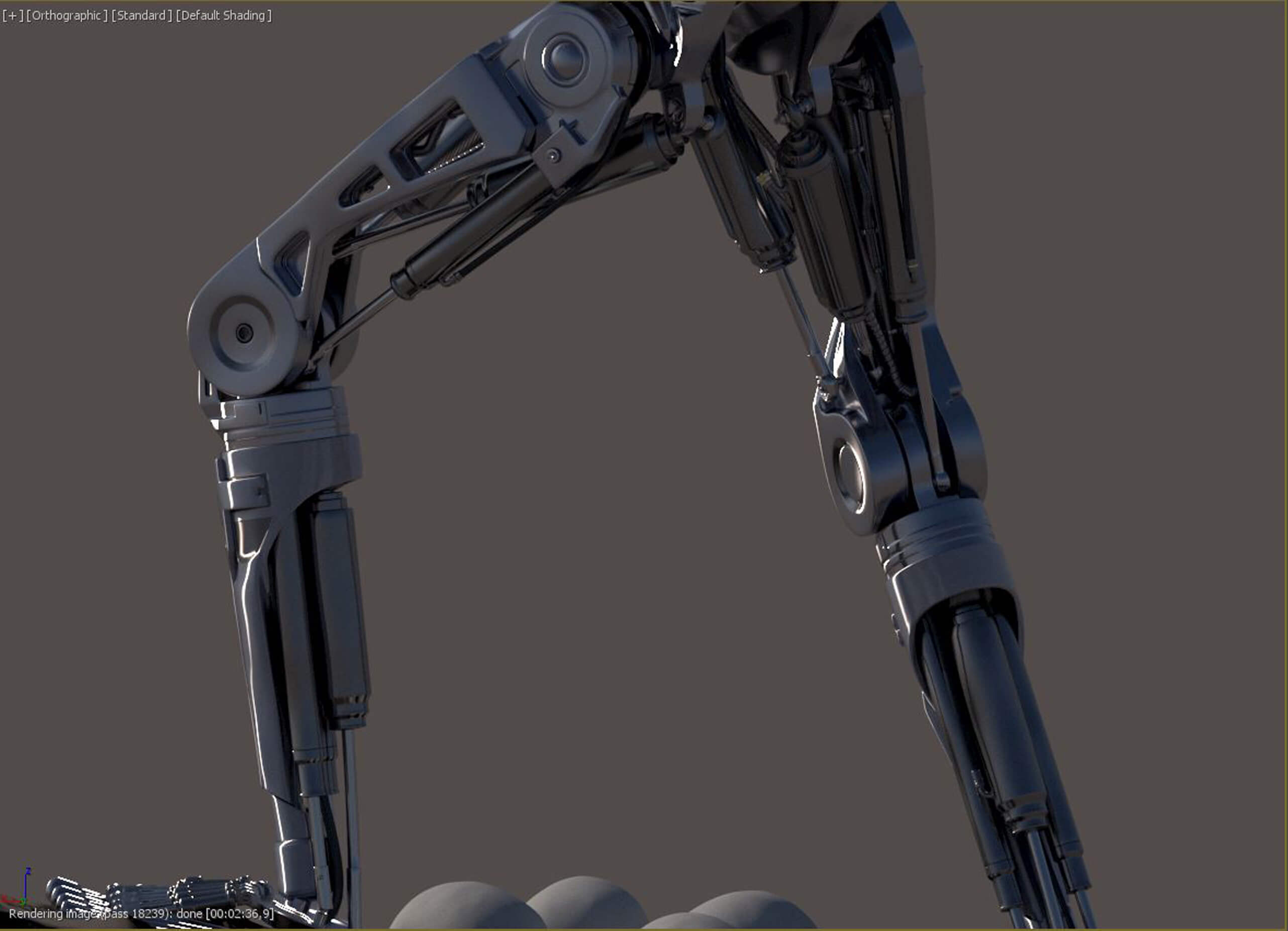 Terminator T-800 Salvation 3D Model by SKYNET-2029