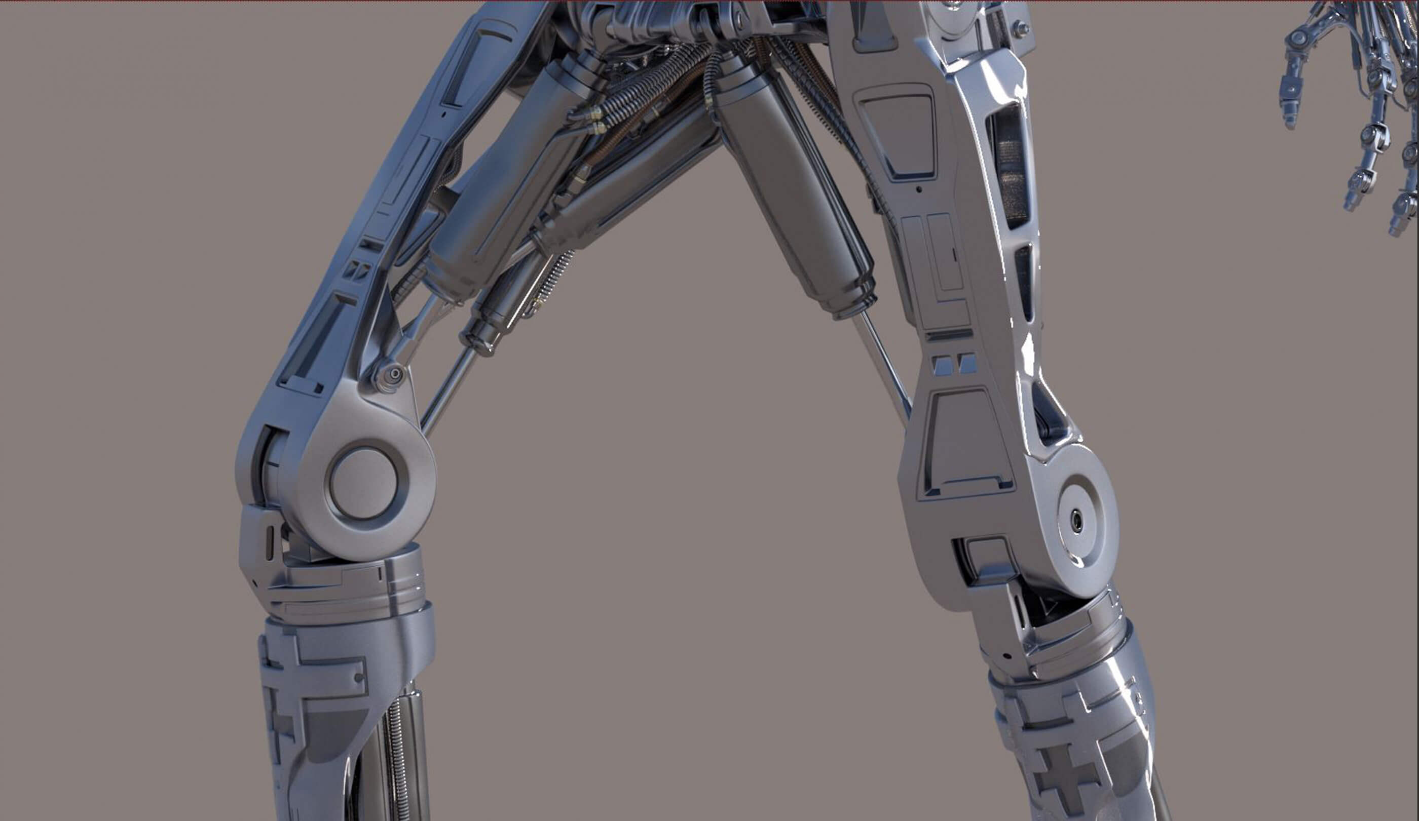 Terminator T800 Salvation Endoskeleton - 3D Model by SKYNET-2029