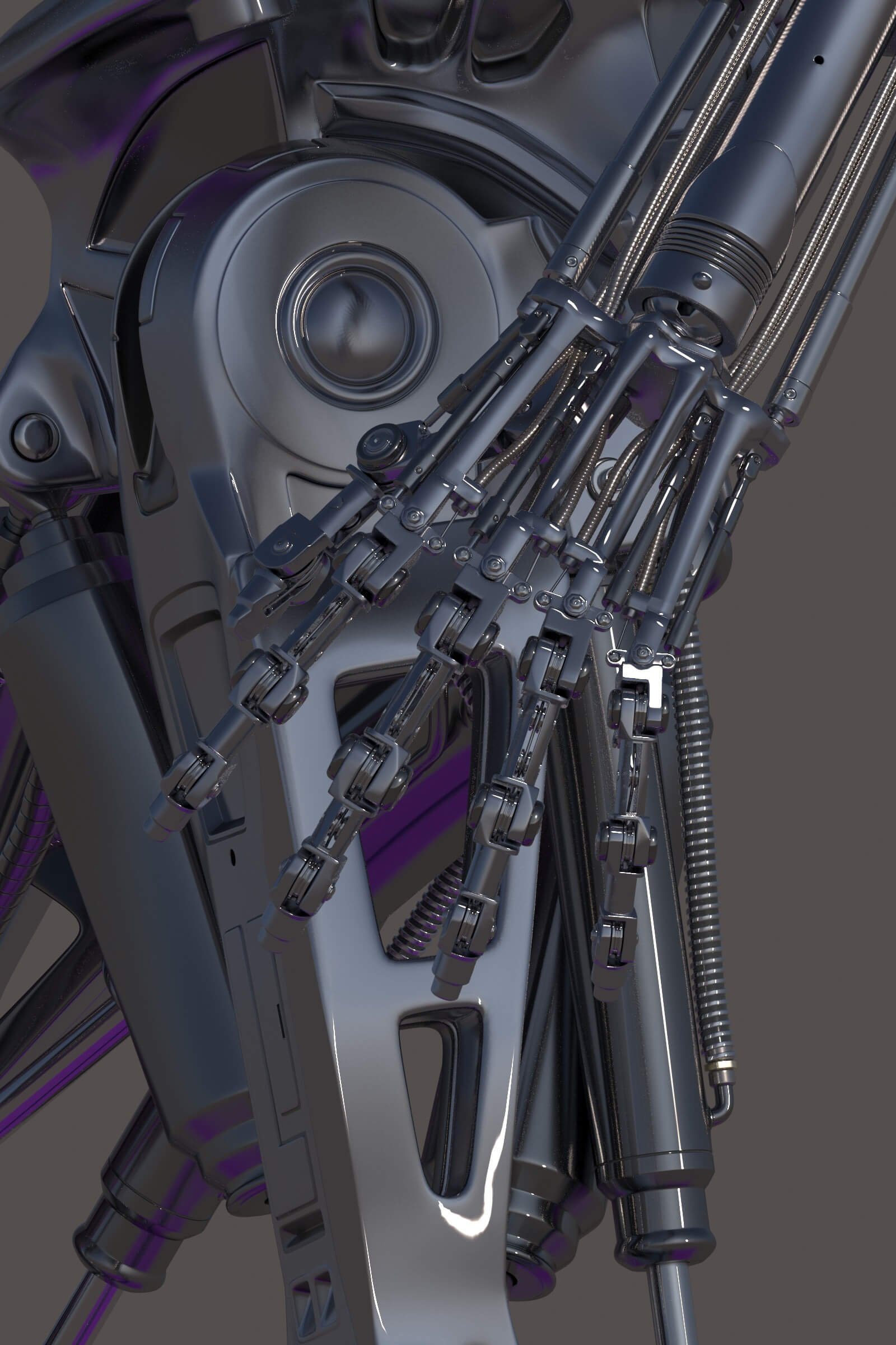 Terminator T800 Salvation Endoskeleton - 3D Model by SKYNET-2029