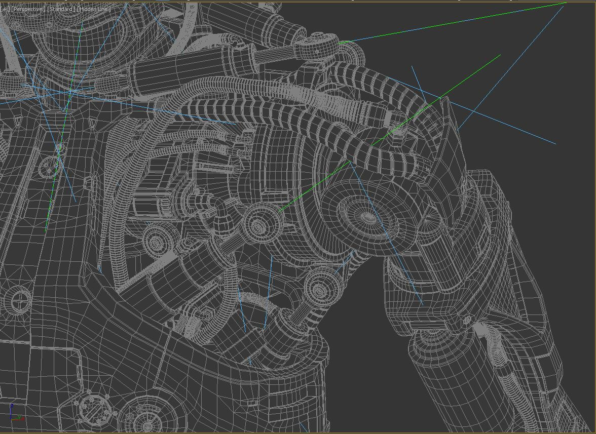Terminator T800 Salvation Endoskeleton - 3D Model by SKYNET-2029