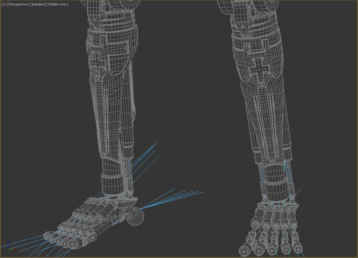 Terminator T800 Salvation Endoskeleton - 3D Model by SKYNET-2029