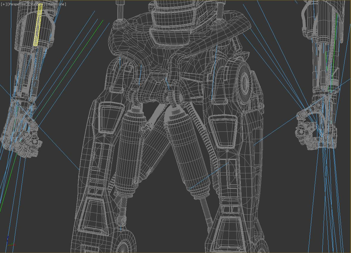 Terminator T800 Salvation Endoskeleton - 3D Model by SKYNET-2029
