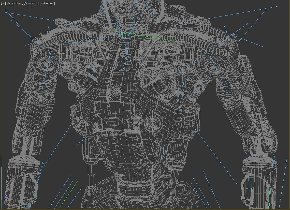 Terminator T800 Salvation Endoskeleton - 3D Model by SKYNET-2029