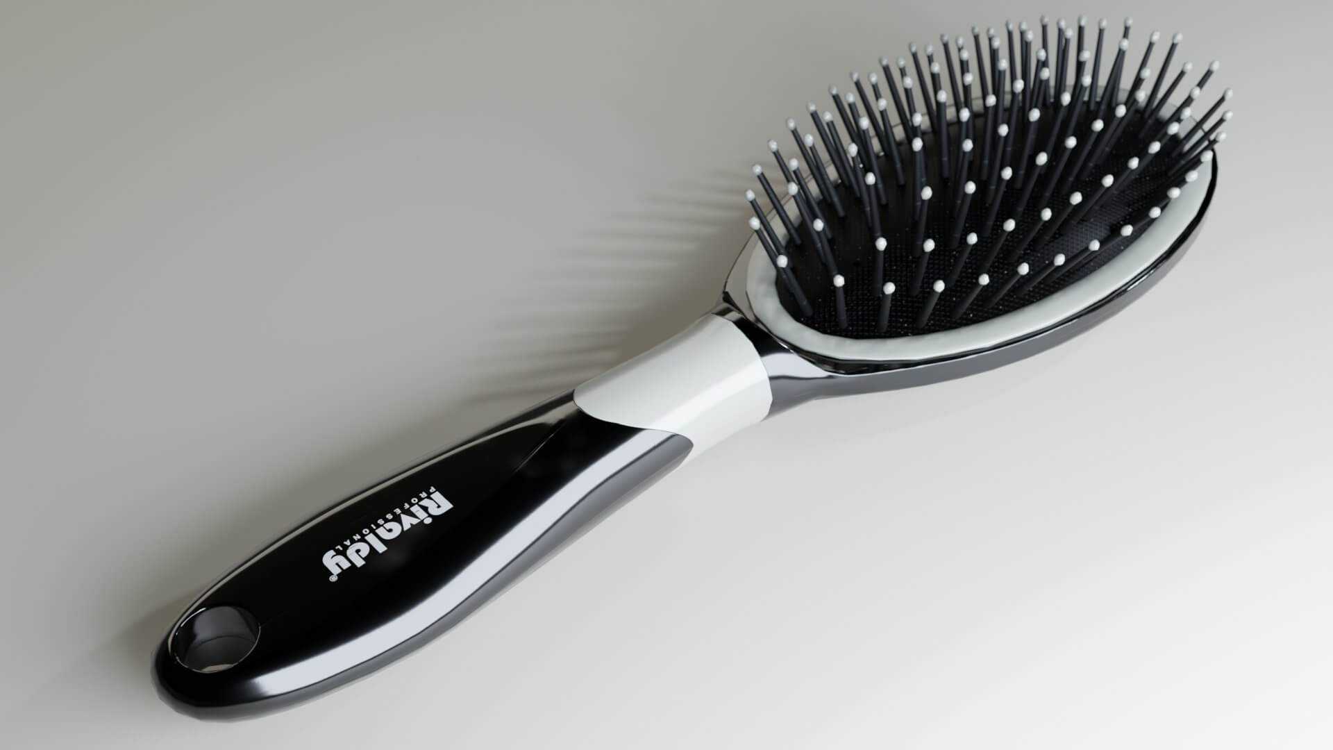 Hairbrush Rivaldy Professional - 3D Model by Slater711