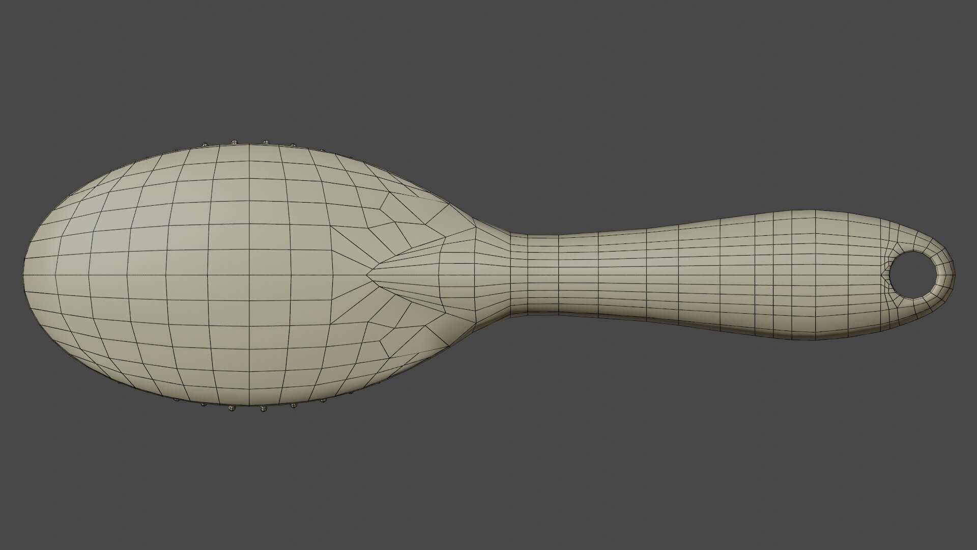 Hairbrush Rivaldy Professional - 3D Model by Slater711